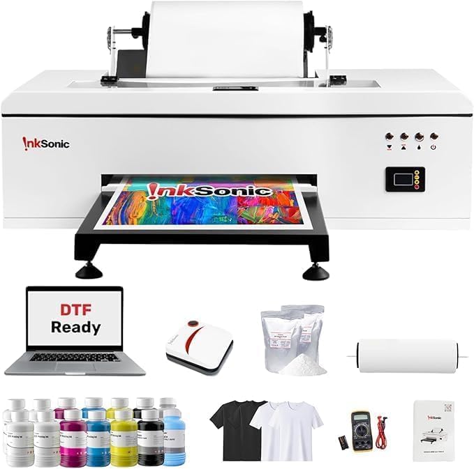 Amazon.com: RocRow InkSonic R1390 DTF Printer Machine, A3 Apparel ...