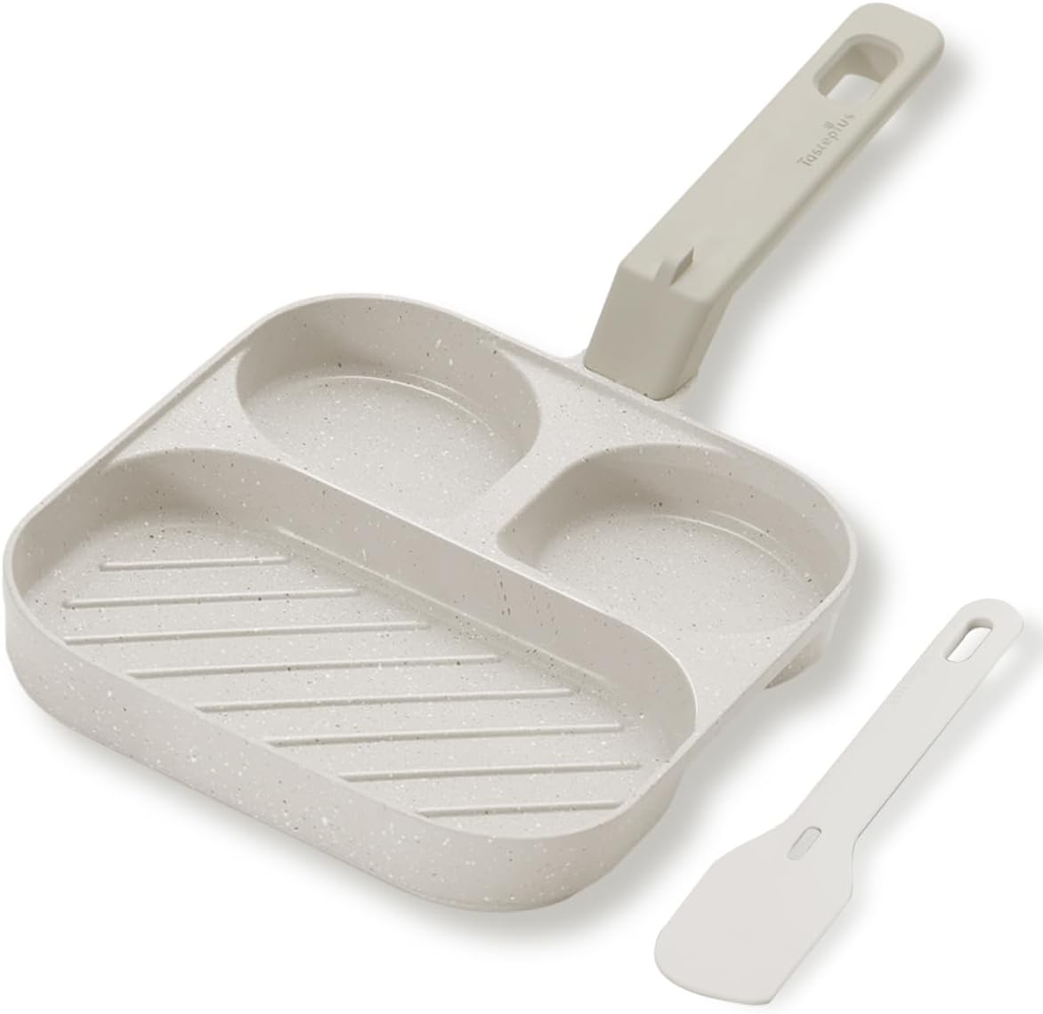 Amazon.com: Taste plus Egg Pan Omelette Pans, Egg Frying Pan 3 Section ...
