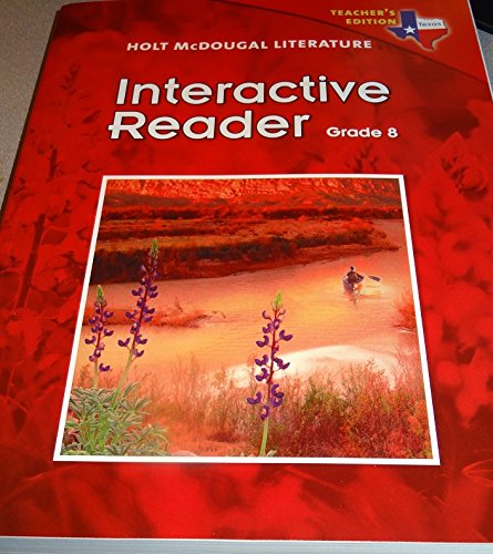 Holt McDougal Literature Texas: Interactive Reader Teacher Guide Grade ...