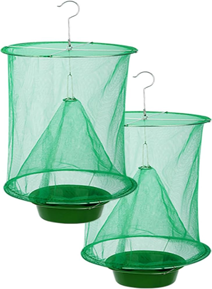 Amazon.com : Ranch Fly Trap 2 Pack,Fly Traps Outdoor Hanging Stable Fly ...