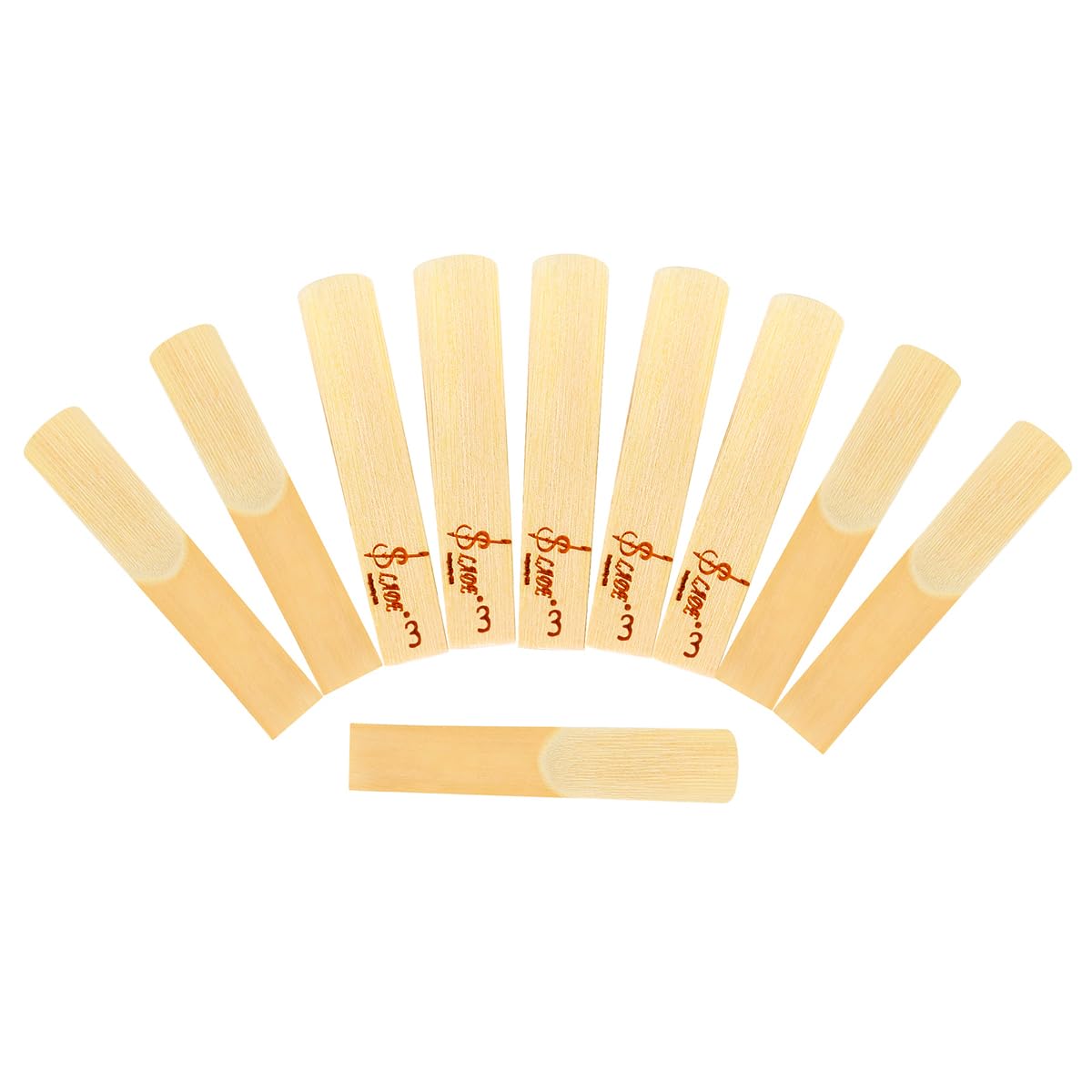10Pcs Bb Clarinet Reeds Traditional Reeds with Thinner Vamp Cut ...