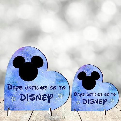 Days Until Disney: Girls Children's Gift, Holiday Countdown Chalkboard ...