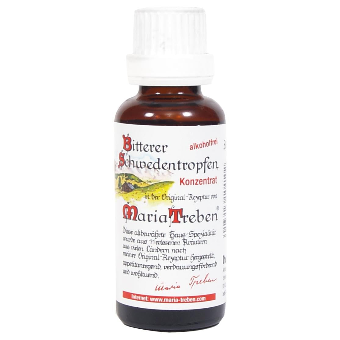 Maria Treben Bitter Swedish Drops Concentrate, 30 ml : Amazon.co.uk ...