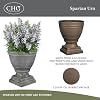 Amazon.com : Classic Home and Garden Spartan Urn Planter - Timeless ...
