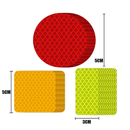 Snapklik.com : 10 Pieces Reflective Warning Stickers, Night Warning ...