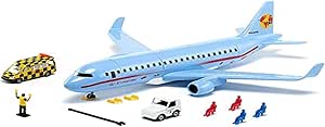 siku 5402, Aereo di linea con accessori, Plastica, Azzurro ...