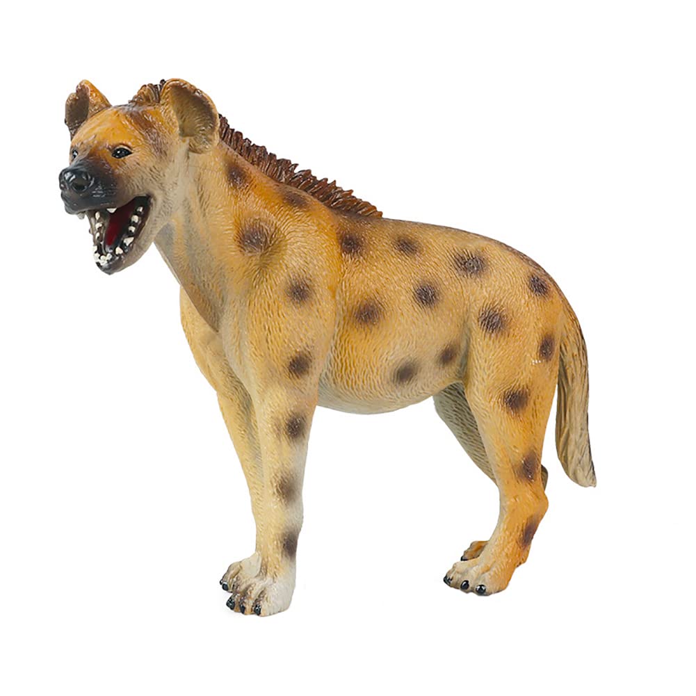 Hyena Figurine Realistic Hand Painted African Wild Dog Figure African ...