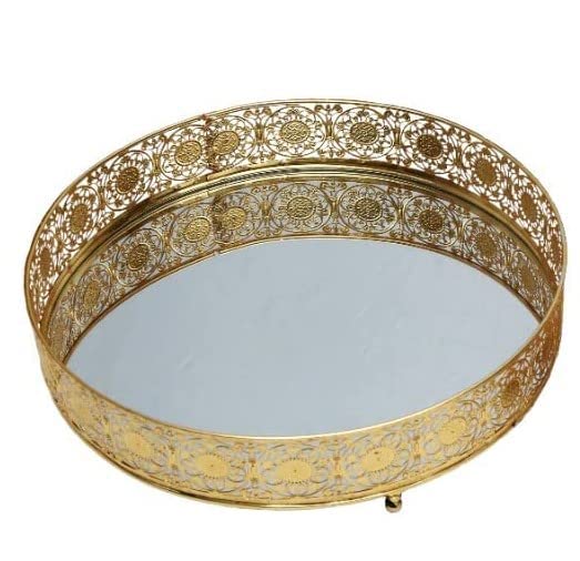 Mirror Tray AQ Decorative Platter : Amazon.in: Home & Kitchen