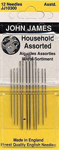 Amazon.com: Colonial Needle Household Hand Needles-Assorted 12/Pkg ...