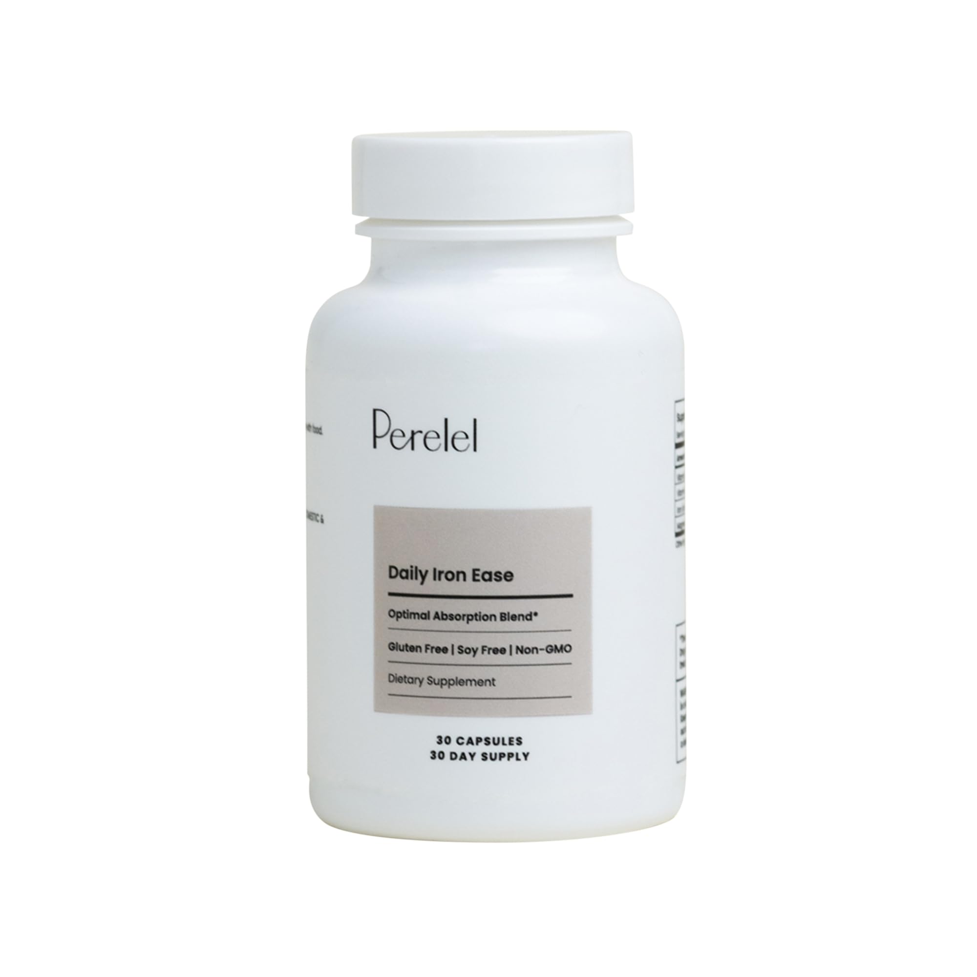 Amazon.com: Perelel Daily Iron Ease - 15mg Iron Supplements for Women ...