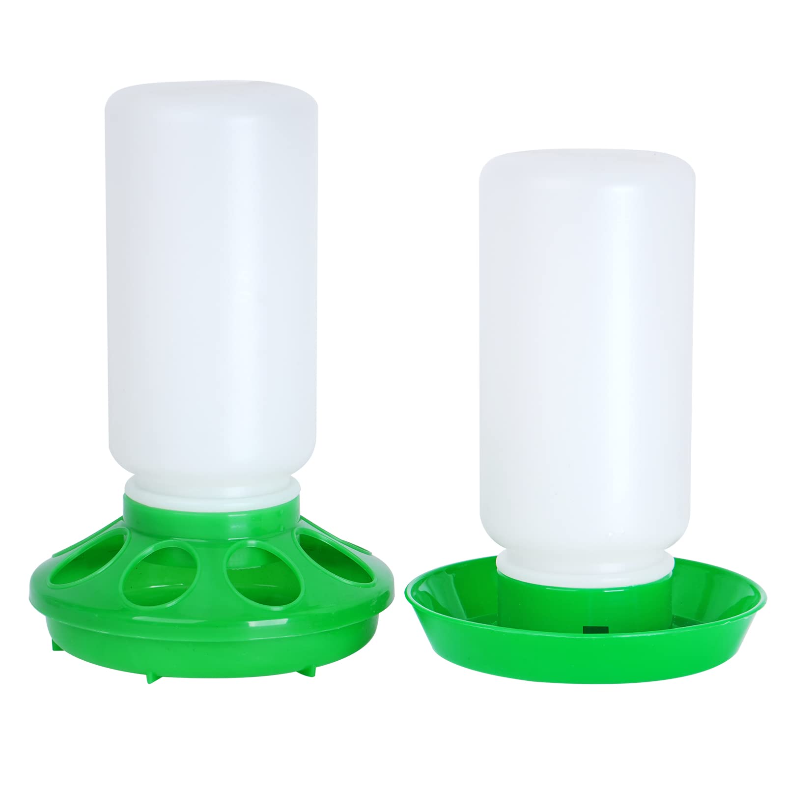 Amazon.com : NAOEDEAH Chicken Feeder and Waterer Set no Waste Chick ...