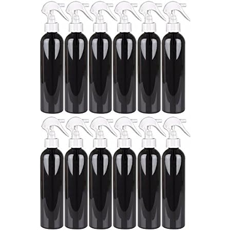 Amazon.com: Bekith 12 Pack Plastic Spray Bottles with Black Fine Mist ...
