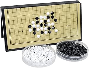 Amazon.com: 19-Way Go Chess Set Game Portable with Single Convex ...