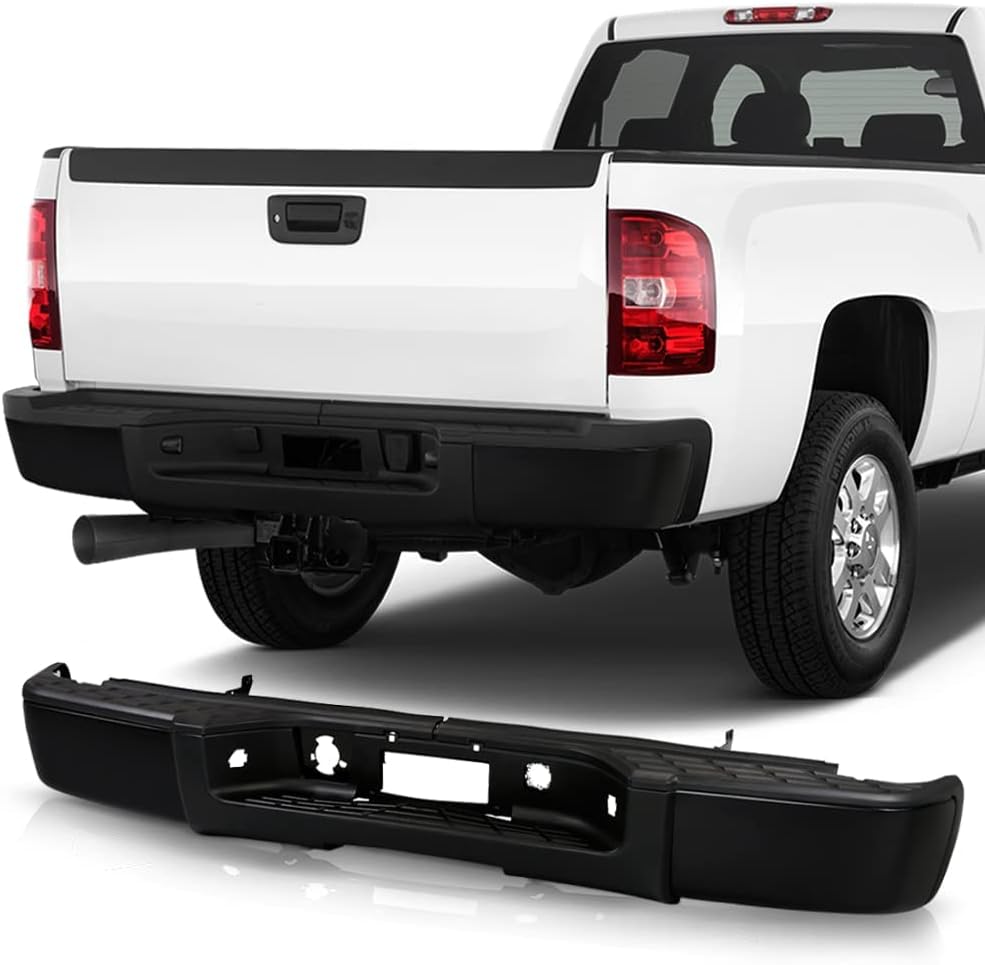 Amazon.com: KUAFU Rear Step Bumper Compatible with 2007-2013 Chevy ...
