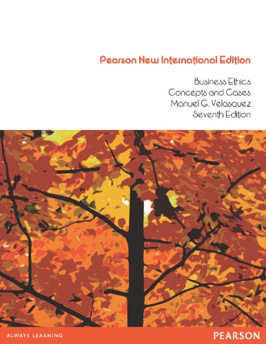 Amazon | Business Ethics: Concepts and Cases: Pearson New International ...