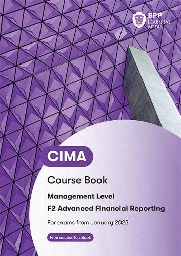 Buy CIMA F2 Advanced Financial Reporting: Course Book Book Online at ...