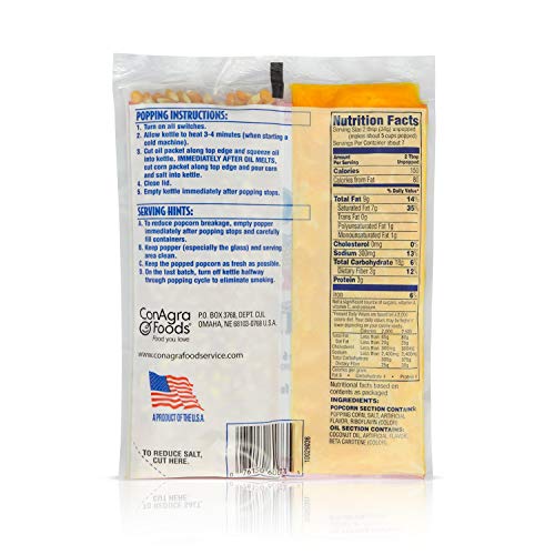 Snapklik.com : Vogel All In One Coconut Oil Popcorn Kit, 8 Ounce