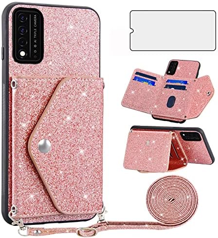 Amazon.com: Asuwish Phone Case for T-Mobile Revvl V+ 5G Wallet Cover ...