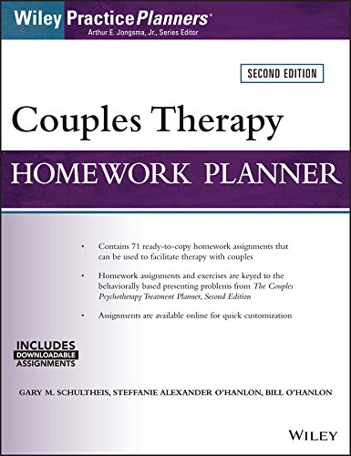 Amazon.com: Couples Therapy Homework Planner (Wiley Practice Planners ...
