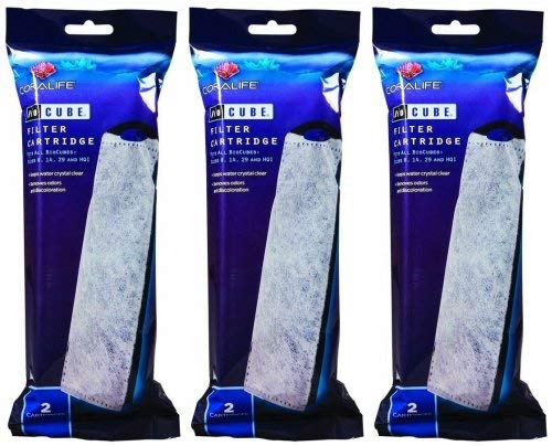 Coralife BioCube Filter Cartridge, 6ct (3 x 2ct) : Amazon.in: Pet Supplies