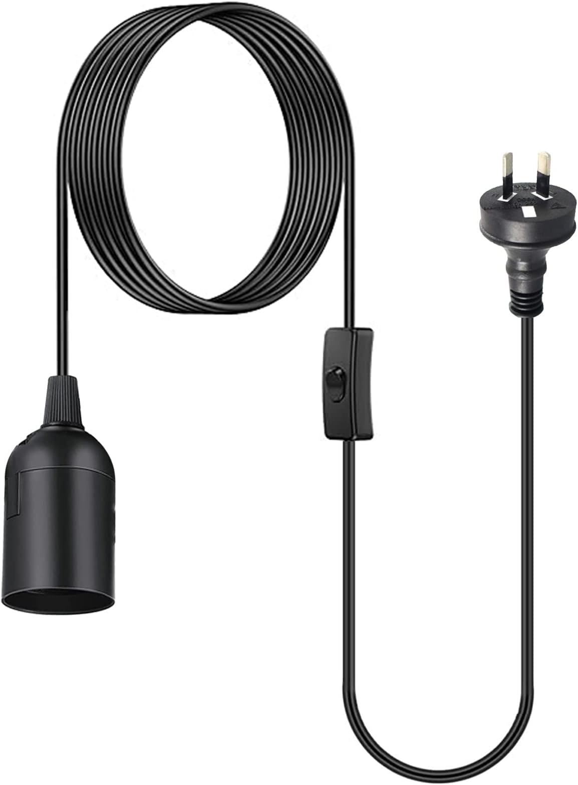 Salt Lamp Power Cord 1.8m Cable with 2 Free E14 Bulbs, Salt Lamp Cord ...