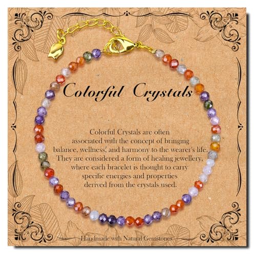 Amazon.com: BONNY BOXX Natural Genuine Gemstone Faceted Round Beads ...