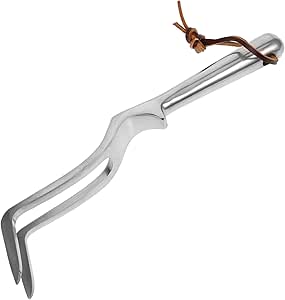 Amazon.com : Veemoon Bonsai Rake 2-Prong Metal Root Rake Small Hand ...