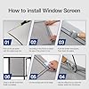 Amazon.com: Window Screen Door Repair Kit Include Window Screens Mesh ...