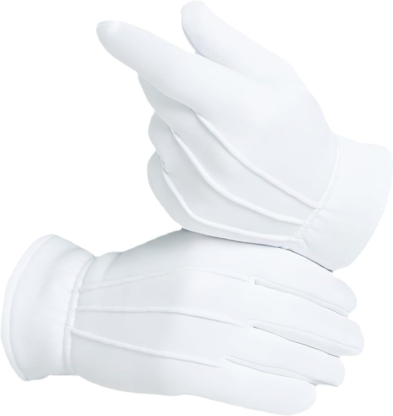 Amazon.com : White Gloves,White Gloves Men,Mens Dress Gloves,White ...