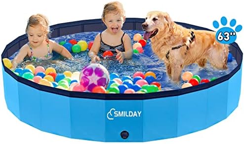 Amazon.com: Petsfit Kiddie Pool,Foldable Dog Pool Pet Bath Pool for ...