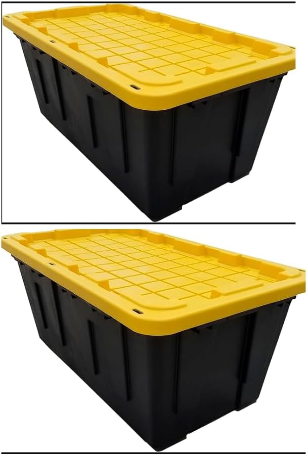 Amazon.com - Centrexx 40GTBXLTCB Tough Box Black 40 Gallon Tote with ...