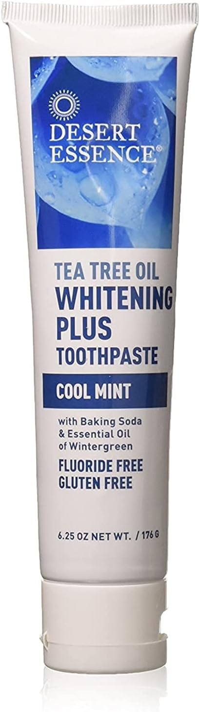 Amazon.com : Desert Essence Tea Tree Oil Toothpaste - Mint - 6.25 Oz ...