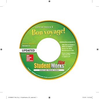 Amazon.com: Bon voyage! Level 1 StudentWorks Plus, CD-ROM ...