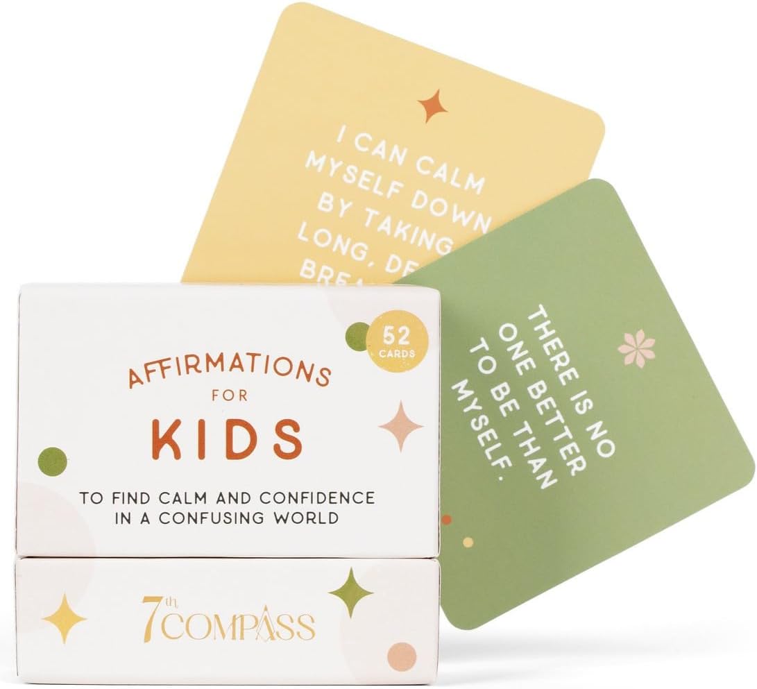 Amazon.com: 52 Positive Affirmation Cards for Kids, Motivational Lunch ...