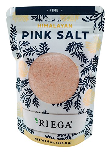 Amazon.com : Riega Himalayan Fine Grind Pink Salt, 8 Ounce : Everything ...