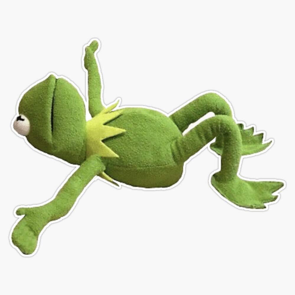 Amazon.com: Kermit Meme Set Sticker Vinyl Waterproof Sticker Decal Car ...