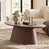 Amazon.com: win2win Oval Coffee Table, Mid Century Modern Coffee Table ...