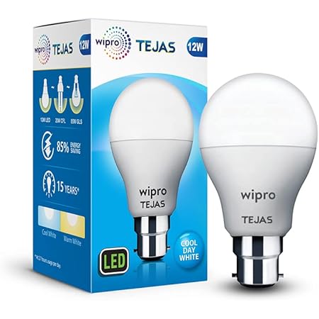 PHILIPS 12-Watt Glass LED Bulb | Full Glow Energy Saver 1200 Lumen ...