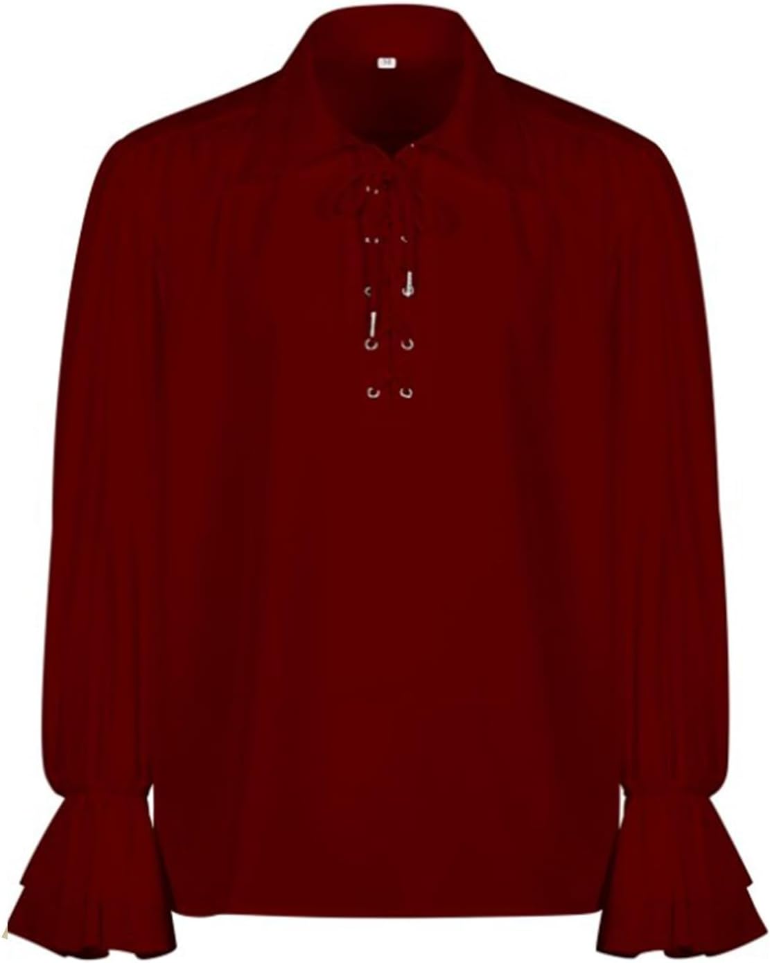 Amazon.com: Mens Pirate Shirt Ruffle Renaissance Victorian Vampire Poet ...
