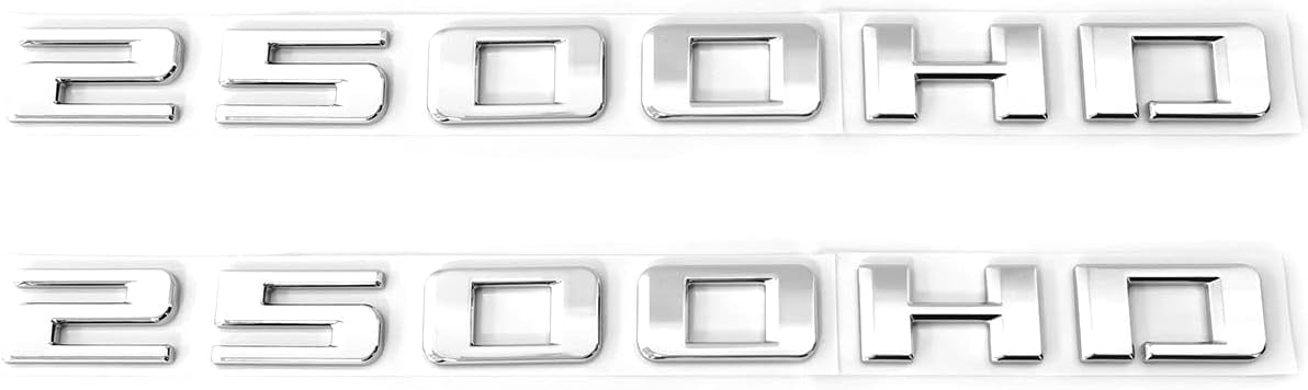 Amazon.com: 2pack OEM 2500HD Letter Nameplate Emblems 2500 HD Badge ...