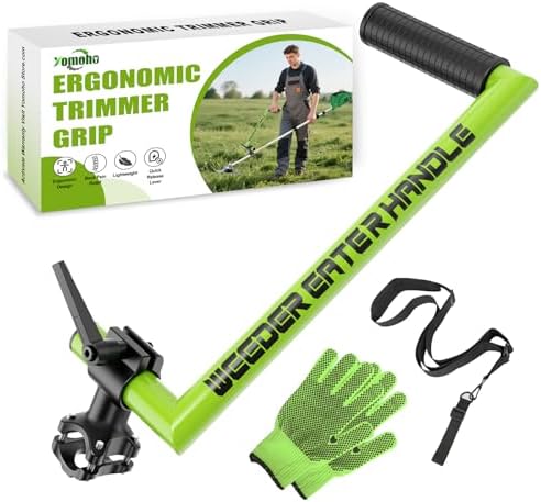 Amazon.com: Ergonomic Weed Eater Handle Extension Back Saver Upgraded ...