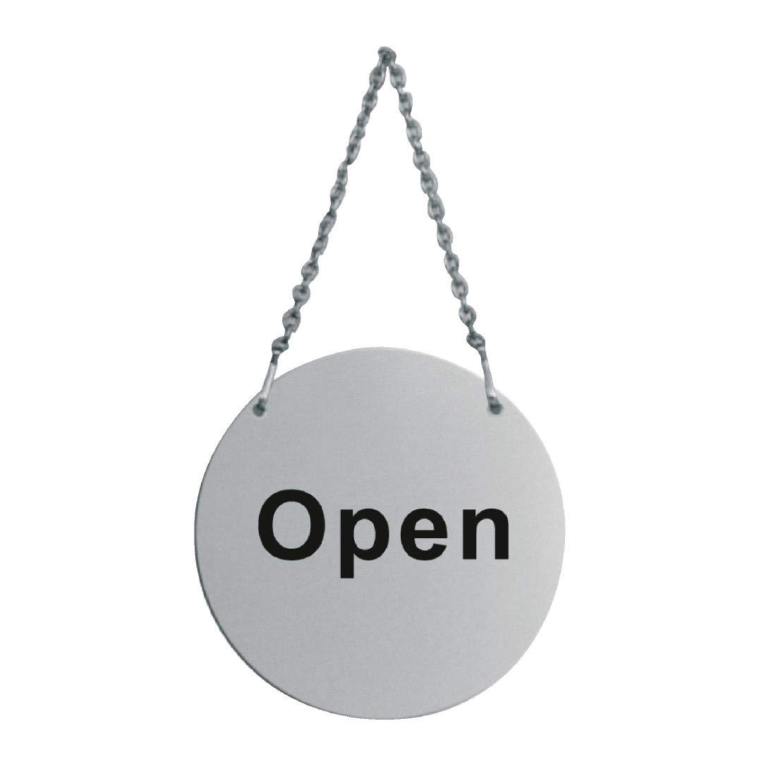 Buy Stalwart U065 Stainless Steel Open And Closed Door Sign 130mm buy-stalwart-u065-stainless-steel-open-and-closed-door-sign-130mm