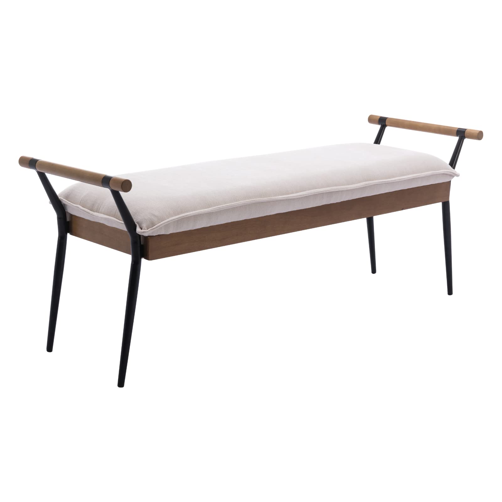 Amazon.com - HEAH-YO Modern Dining Bench, 51 Inches Entryway Bench with ...