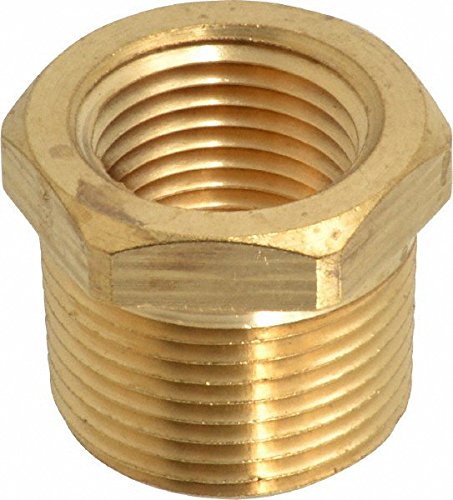 Parker 209P-8-6 Pipe Bushing 1/2 Male X 3/8 Female Brass: Amazon.com ...