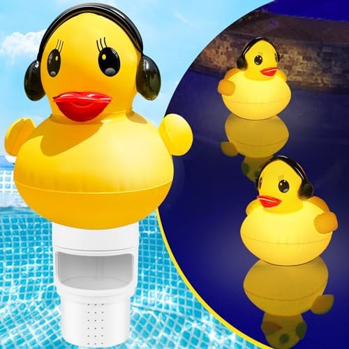 Amazon.com : GAME 12301-BB Solar Light-Up Derby Duck Mid-Size ...