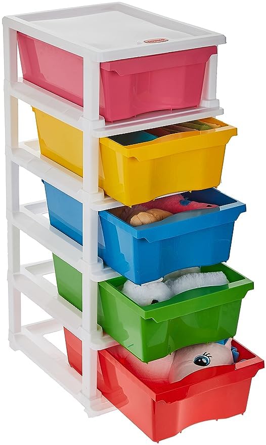 KAM RATE SUPER STORE 5XL Plastic Modular Drawer System for Home, Office ...