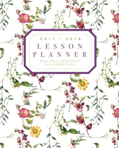 Lesson Plan Books for Teachers 2017-2018: Lesson Planner, Record Book ...