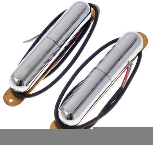 Amazon.com: 2pcs Single-coil Pickup Chrome Alnico Lipstick Tube Pickup ...