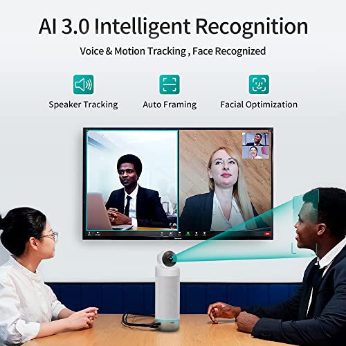 KanDao Meeting S 180 Degree AI Video Conference Room Camera System with ...