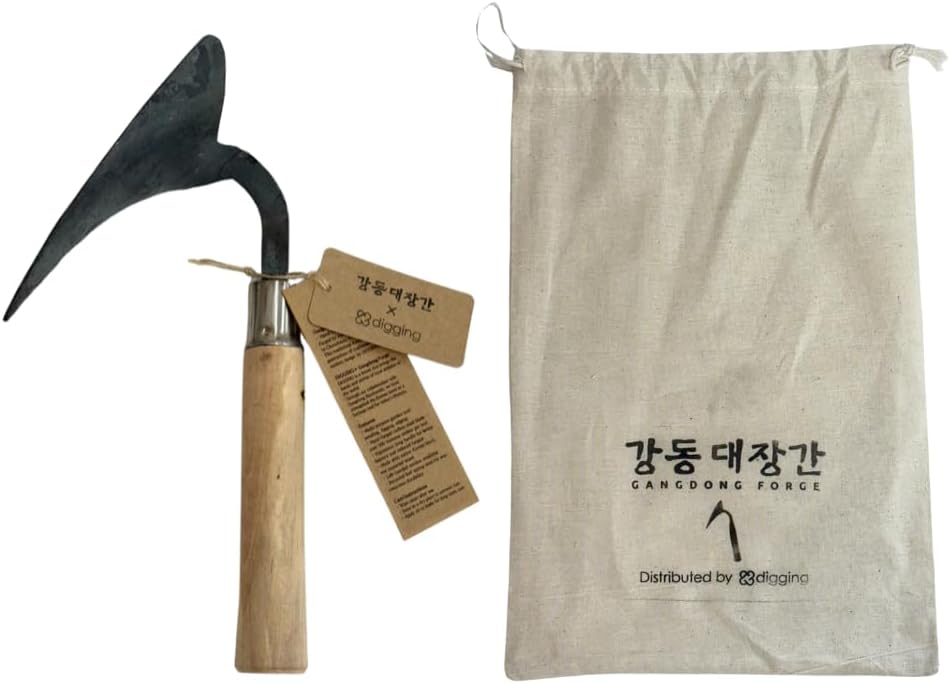 Amazon.com : Left-Handed GANGDONG Homi Korean Hand Hoe – Premium All-in ...
